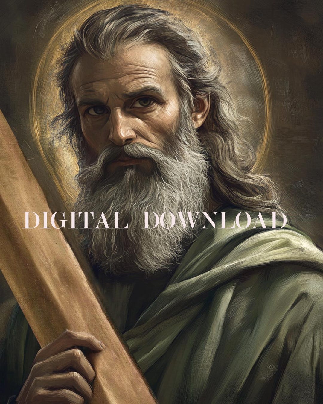 St Andrew the Apostle Religious Catholic Art DIGITAL DOWNLOAD - Etsy