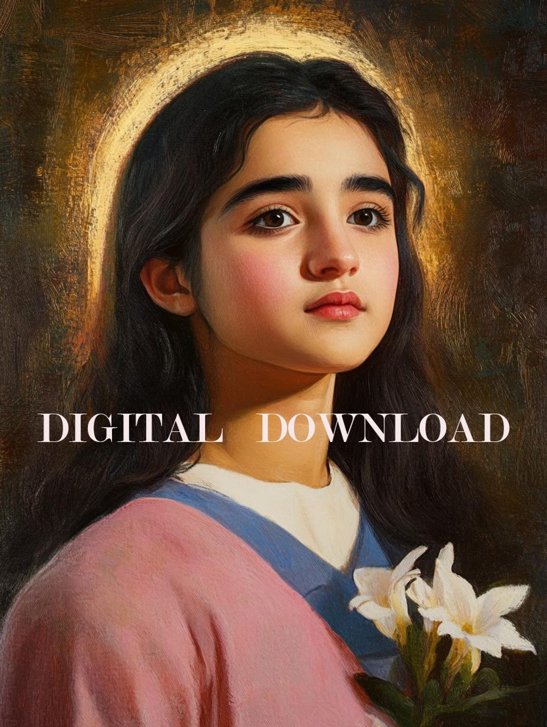 St Maria Goretti Religious Catholic Print Art DIGITAL DOWNLOAD - Etsy