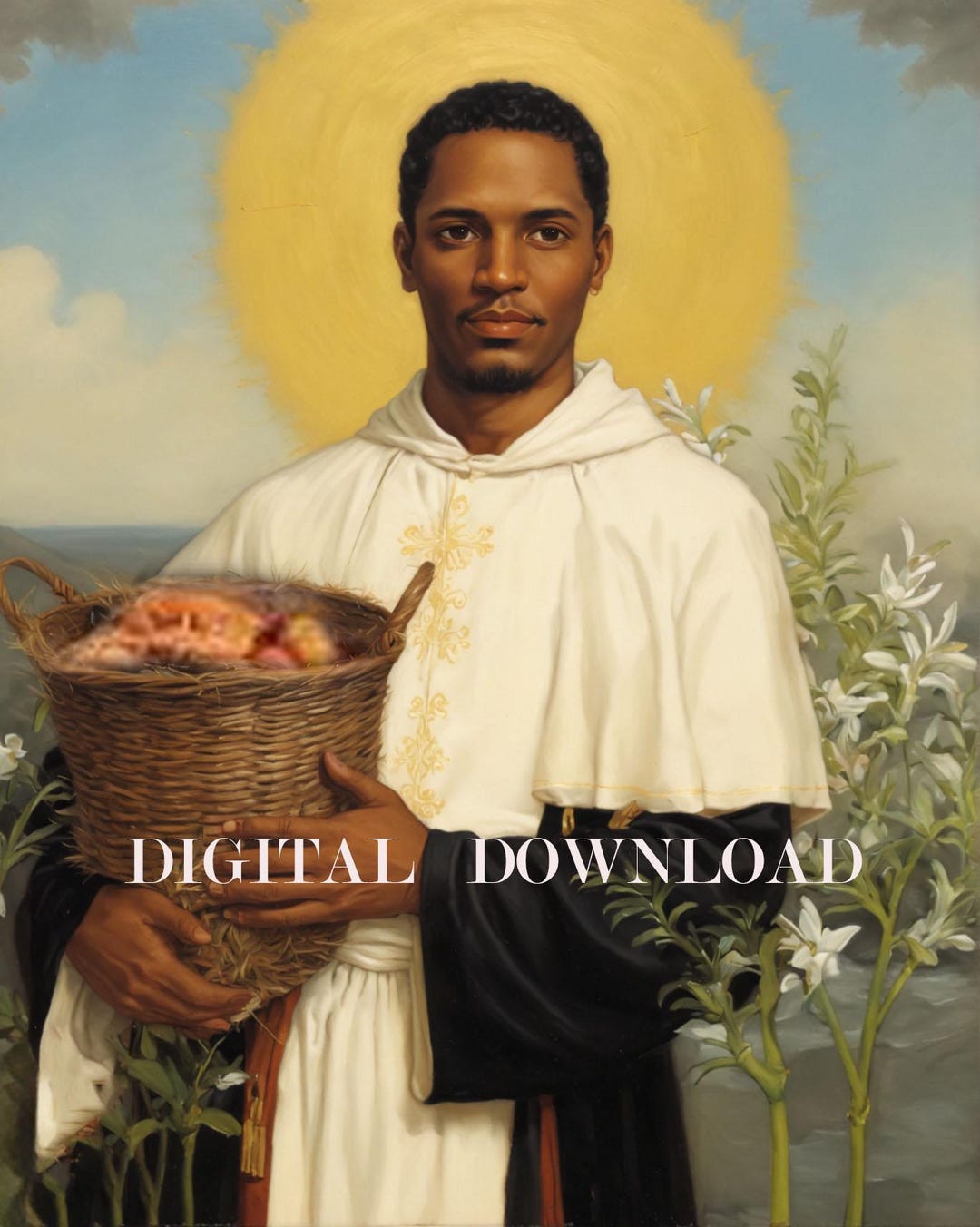 Saint Martin De Porres Art | Catholic Religious Digital Download ...