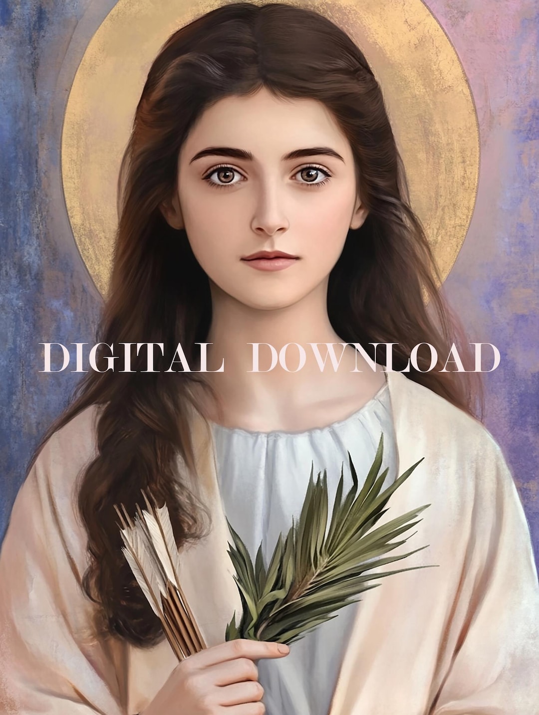 St. Philomena Art Digital Download | Catholic Print | Saint Philomena ...