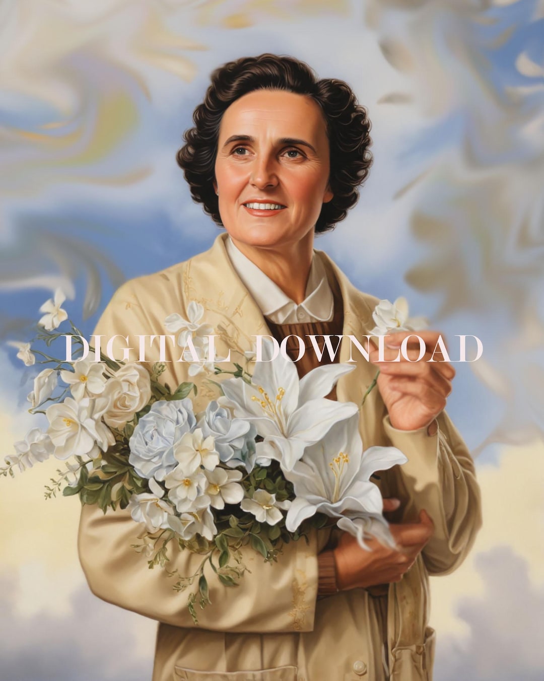 Saint Gianna Beretta Molla Italian Catholic Pediatrician Religious Art ...