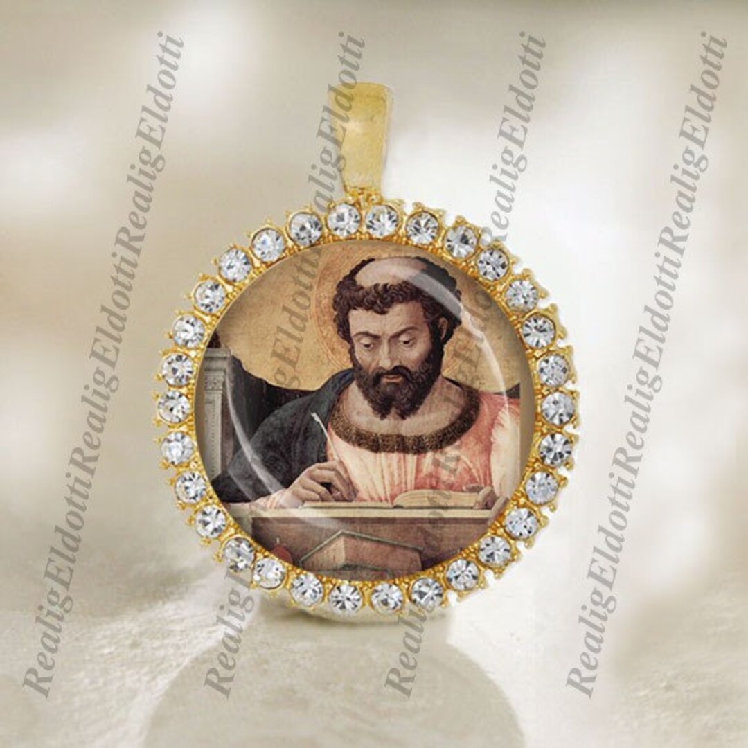 St. Luke Religious Jewelry Patron Saint Catholic Religious Medal ...