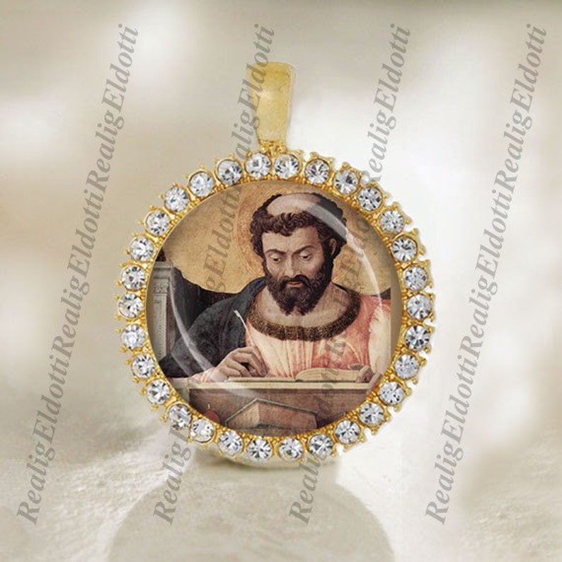 St. Luke Religious Jewelry Patron Saint Catholic Religious Medal ...