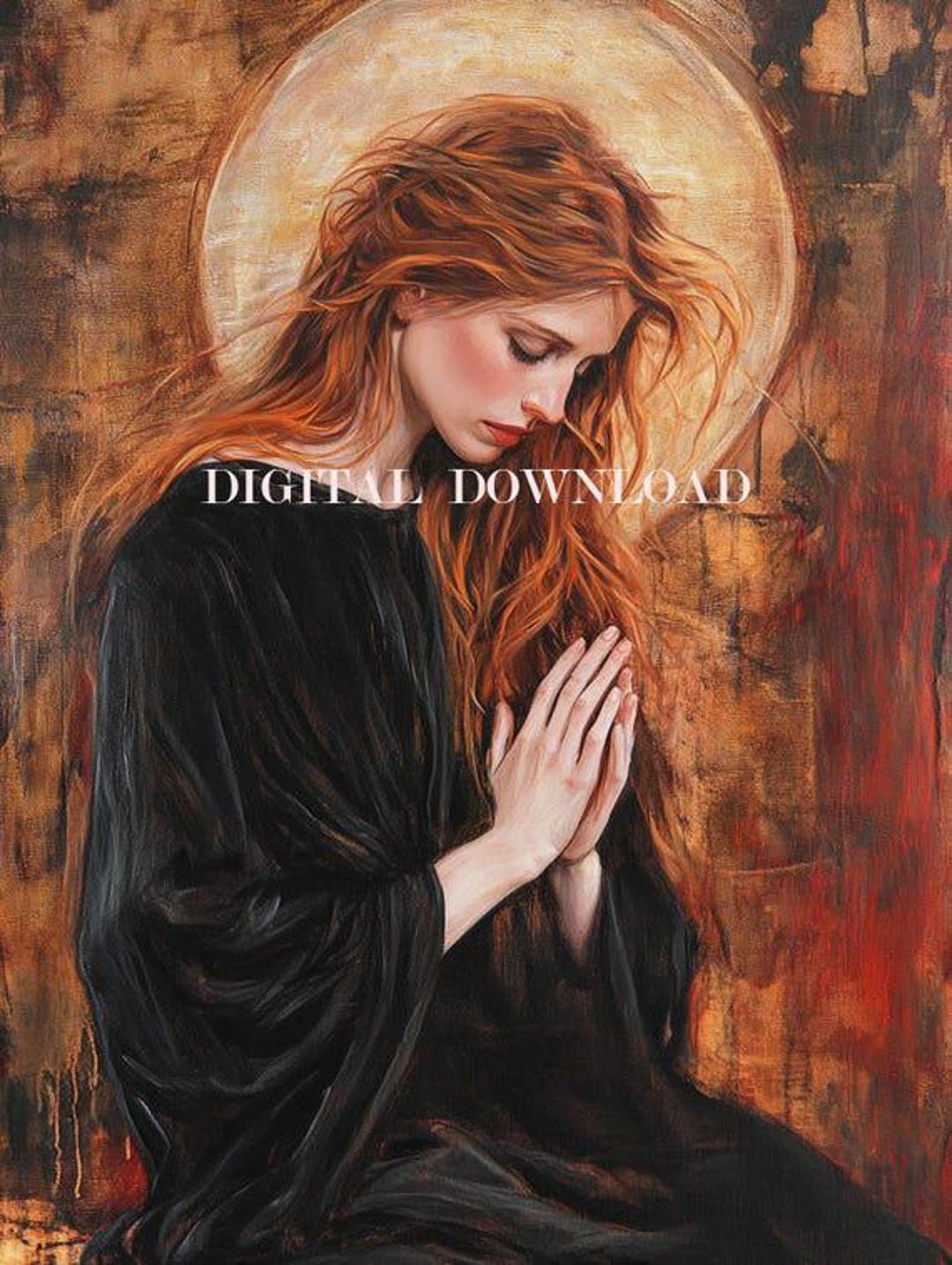 Saint Mary Magdalene Art Print: Religious Wall Decor (digital Download ...