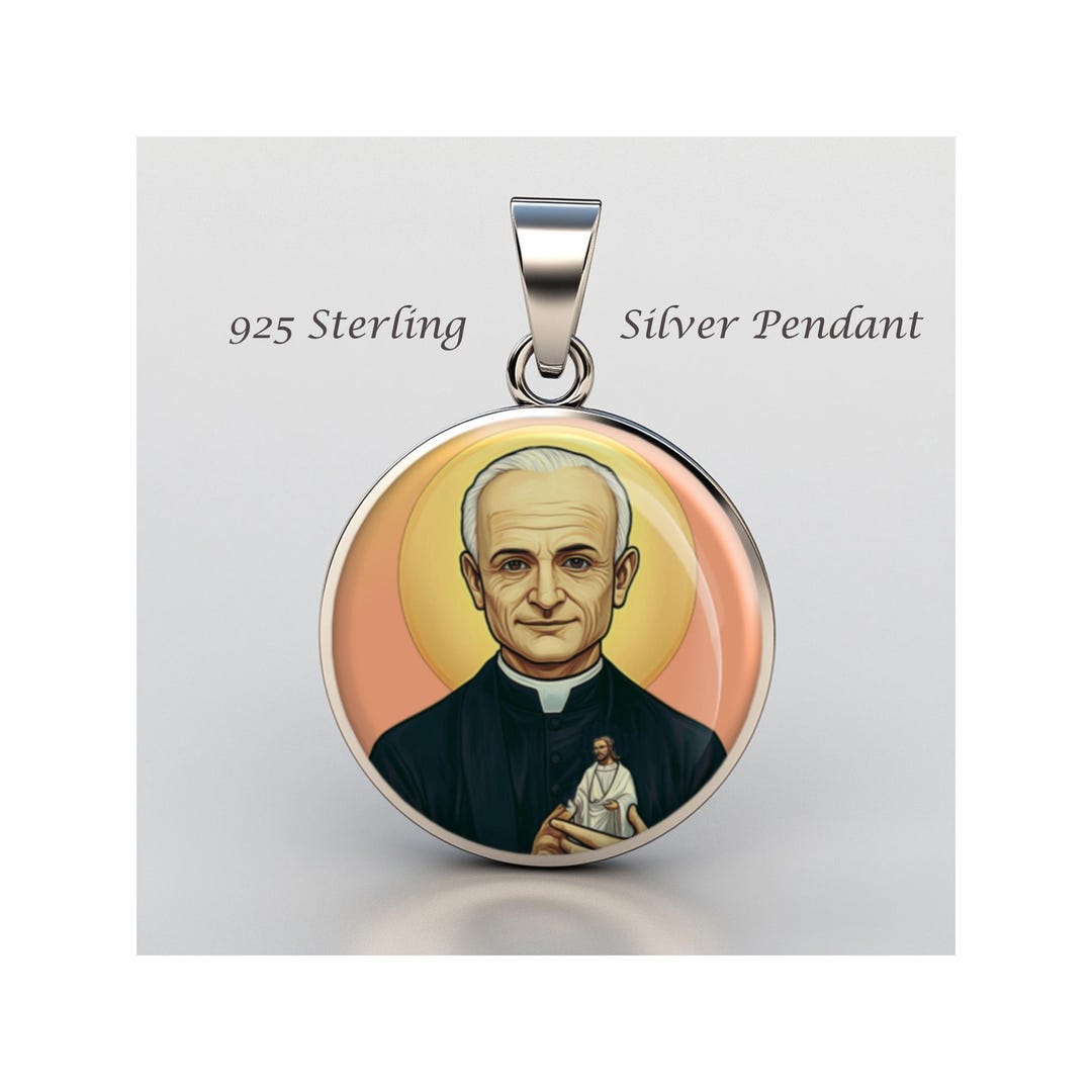 Saint Andre Bessette Catholic Sterling Silver 925 Christian Medal ...