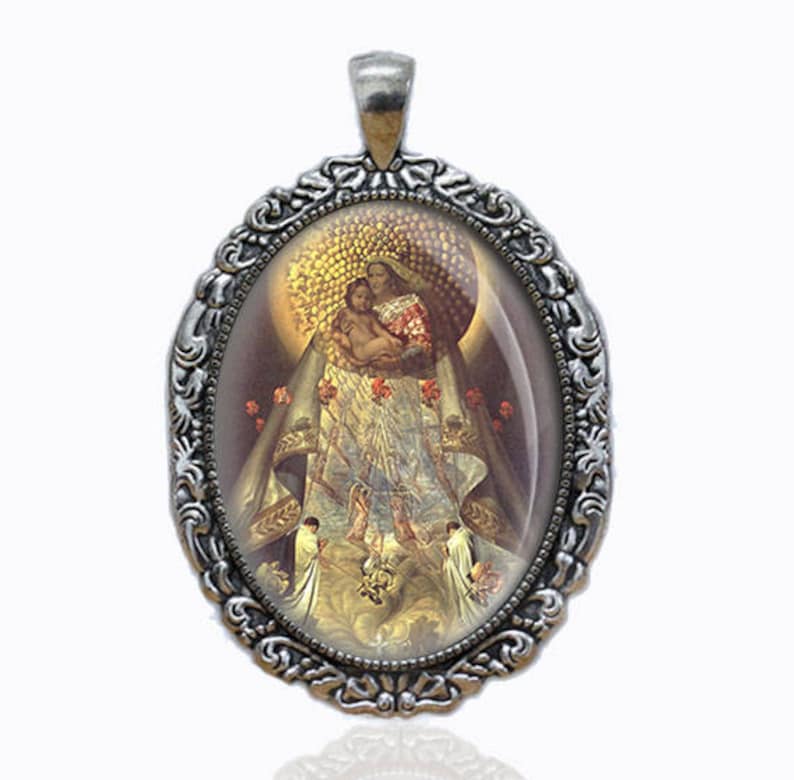 The Virgin of Guadalupe by Salvador Dali Mother Mary Medal Catholic ...