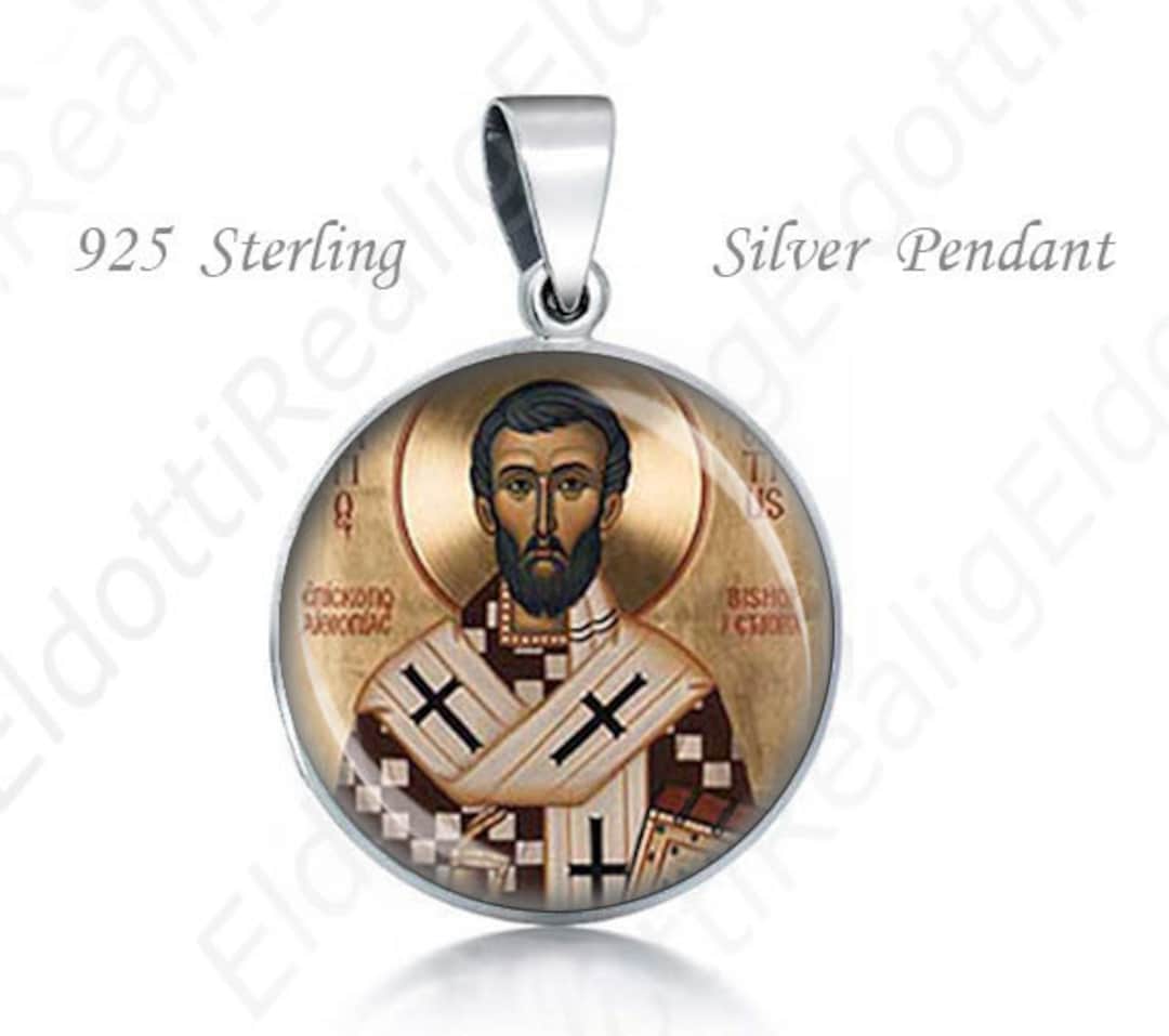 St Frumentius of Ethopia Catholic 925 Silver Medal Round - Etsy