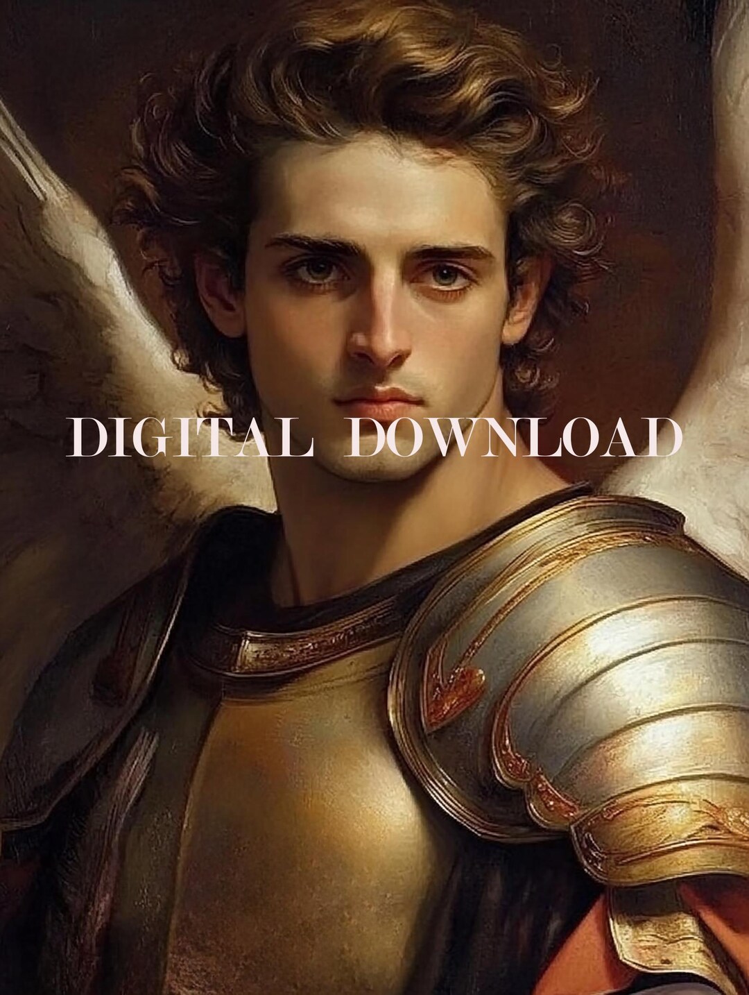 Saint Michael the Archangel Print Art DIGITAL DOWNLOAD - Etsy