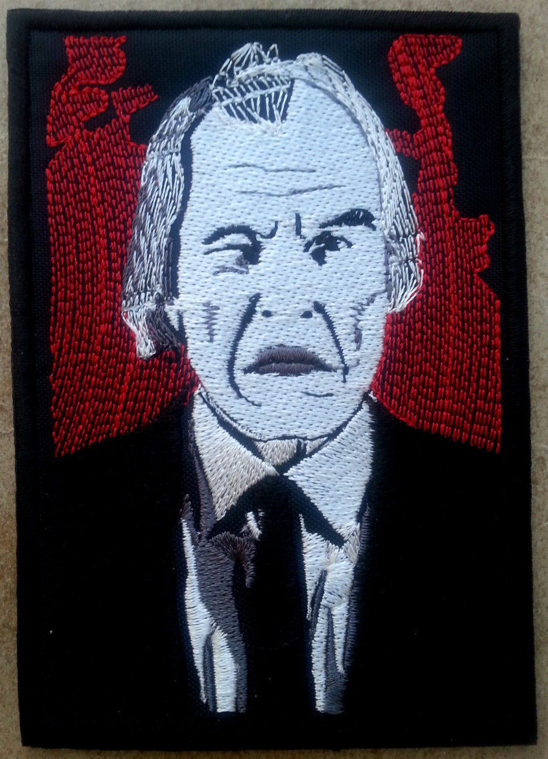 Phantasm Embroidered Patch Tall Man Angus Scrimm - Etsy