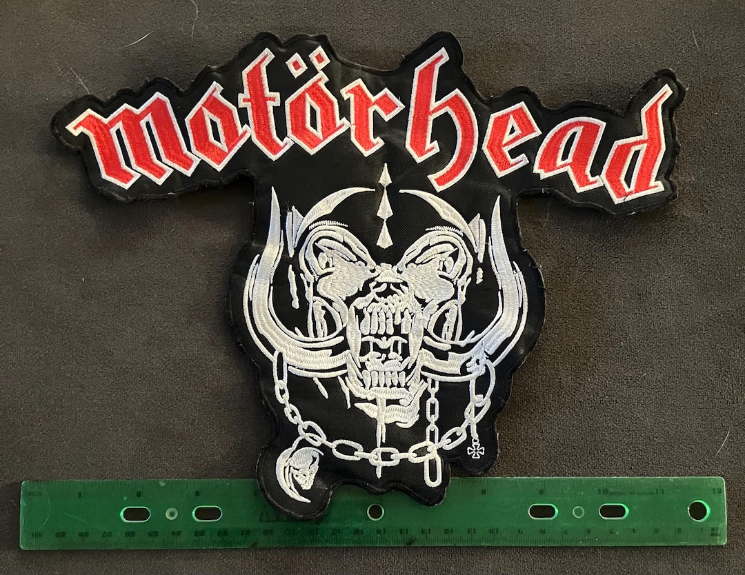 Motorhead Embroidered Back Patch (used) Lemmy - Etsy