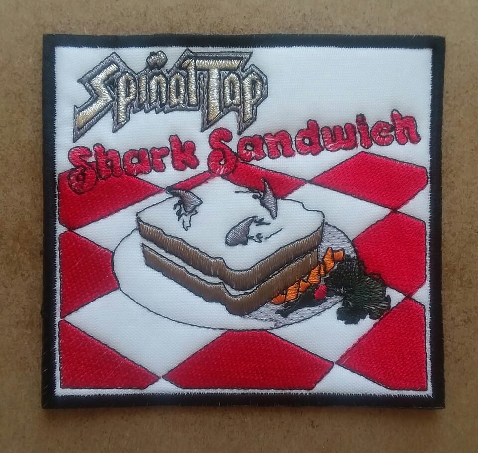 Spinal Tap Embroidered Patch Shark Sandwich | Etsy