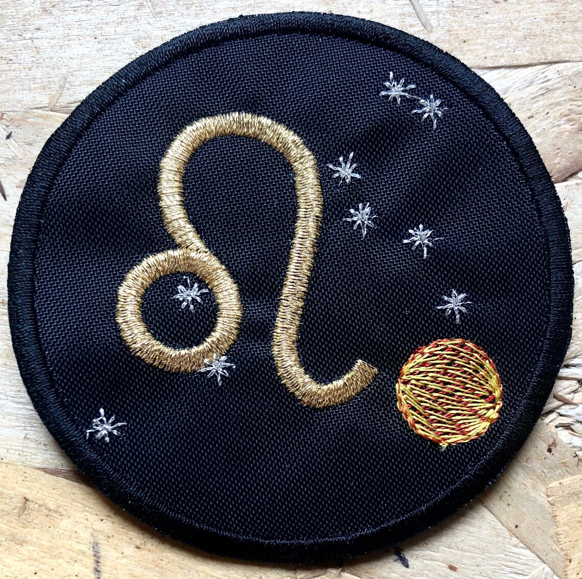 Leo Embroidered Patch Zodiac - Etsy