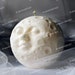 BIG Full Moon Sphere With Face 3D Silicone Mold, Candle Mould, Planet ...