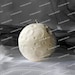 BIG Full Moon Sphere With Face 3D Silicone Mold, Candle Mould, Planet ...