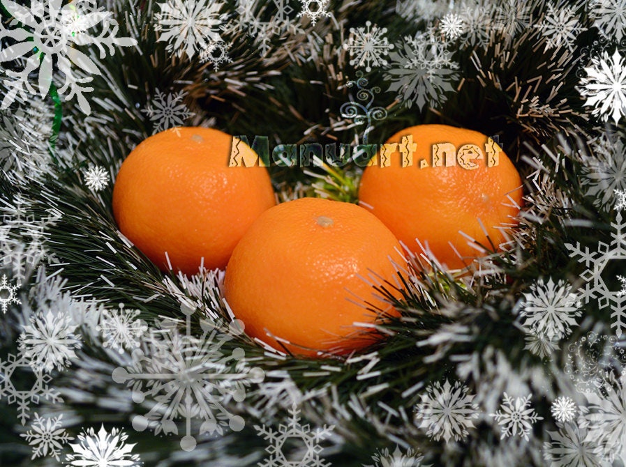 Real Tangerine 3D Silicone Mold, Soap Mold, Mandarine Mould, Fruit Mold ...