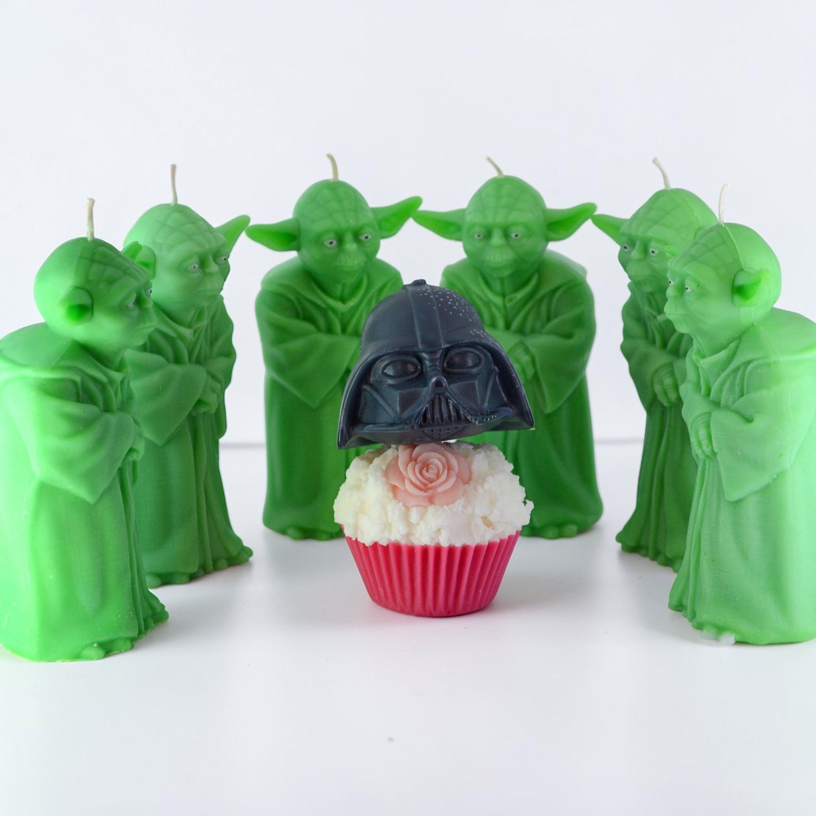 Master Yoda Mold 4 Inch/10 Cm Soft Silicone Mould for Candle Making ...