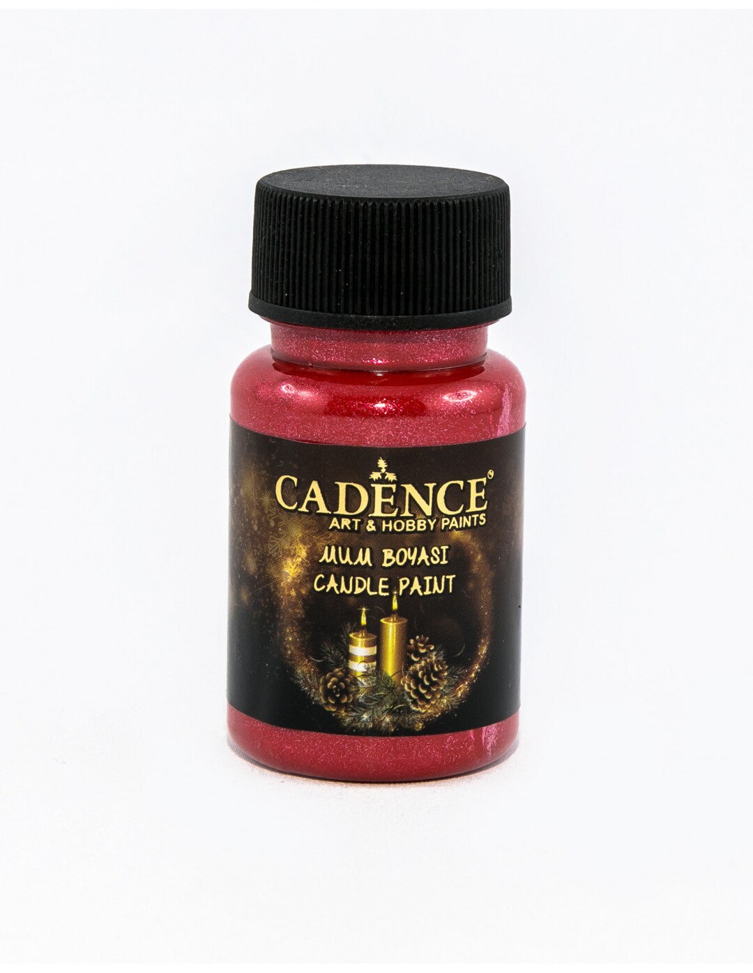 Red Cadence Glitter Candle Paint, farba do zdobienia świec, barwiąca ...