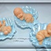 Set of 3 Molds - Kids in Shell - 3D Newborn Baby in Shell Silicone Mold ...