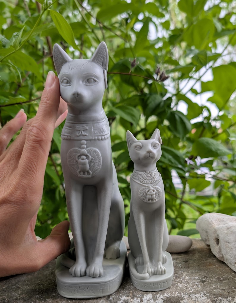 Molde de silicone GRANDE da Deusa Bastet, molde de gato egípcio, molde ...