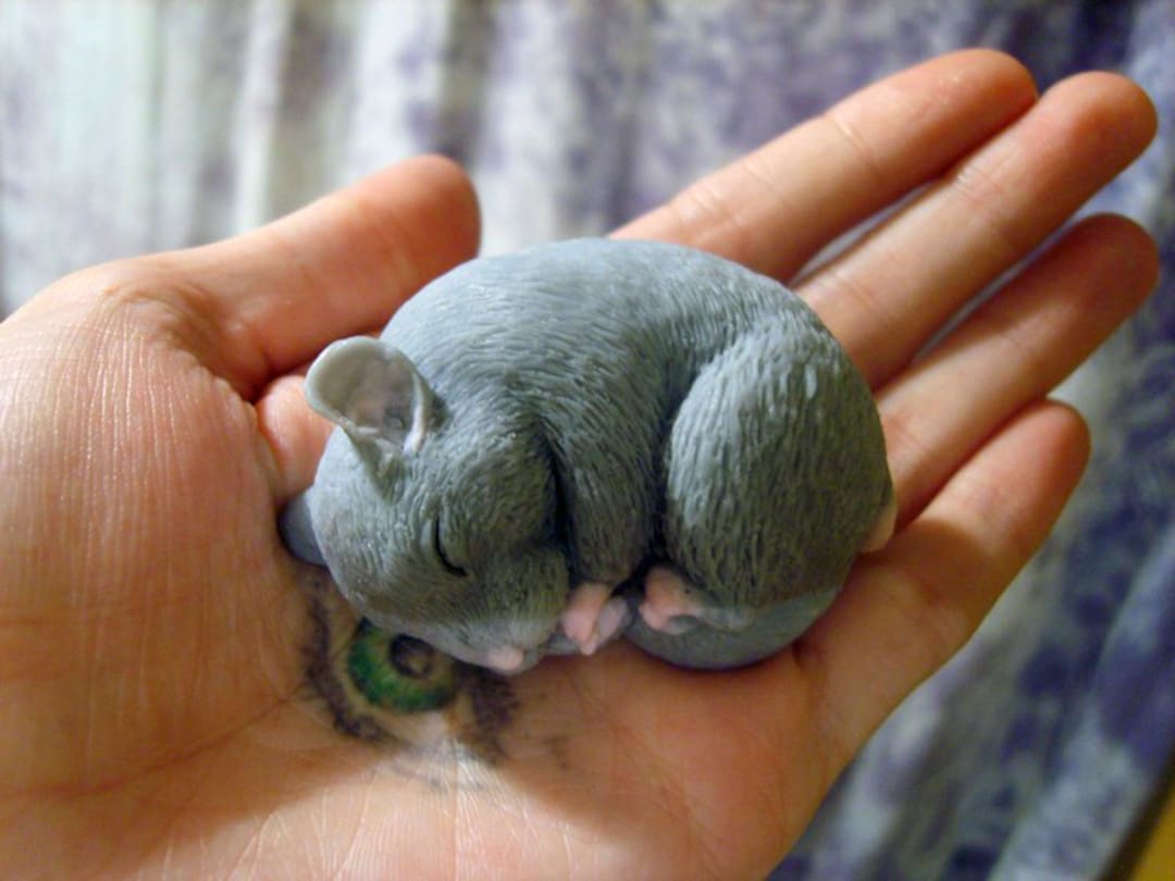 Sleeping Hamster - Buy 3D Cute Animal Silicone Mold for Soap Candle ...