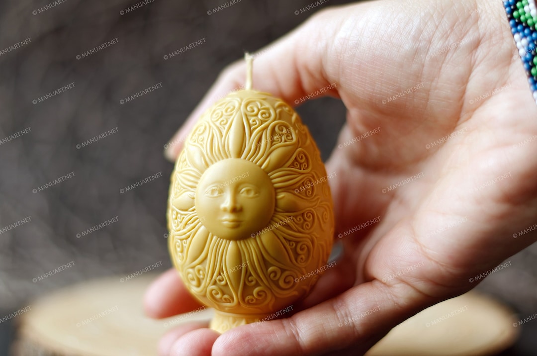 Easter Egg Win Sun 3D Silicone Mold Soap Candle Mould - Etsy
