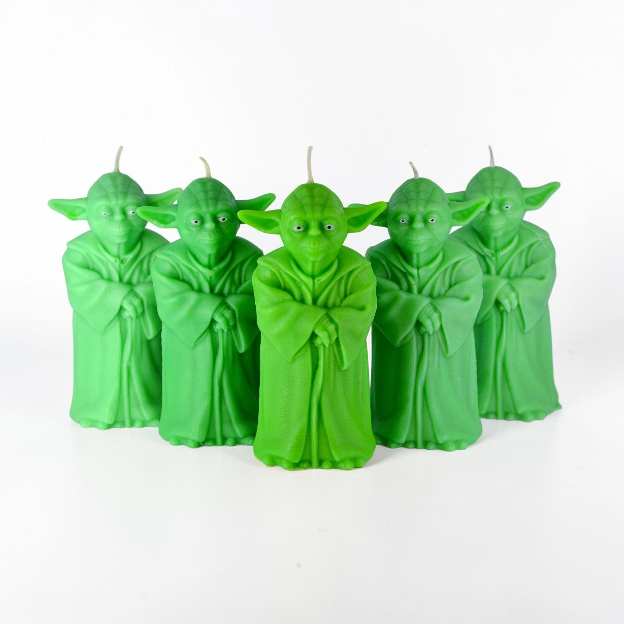 Master Yoda Mold 4 Inch/10 Cm Soft Silicone Mould for Candle Making ...