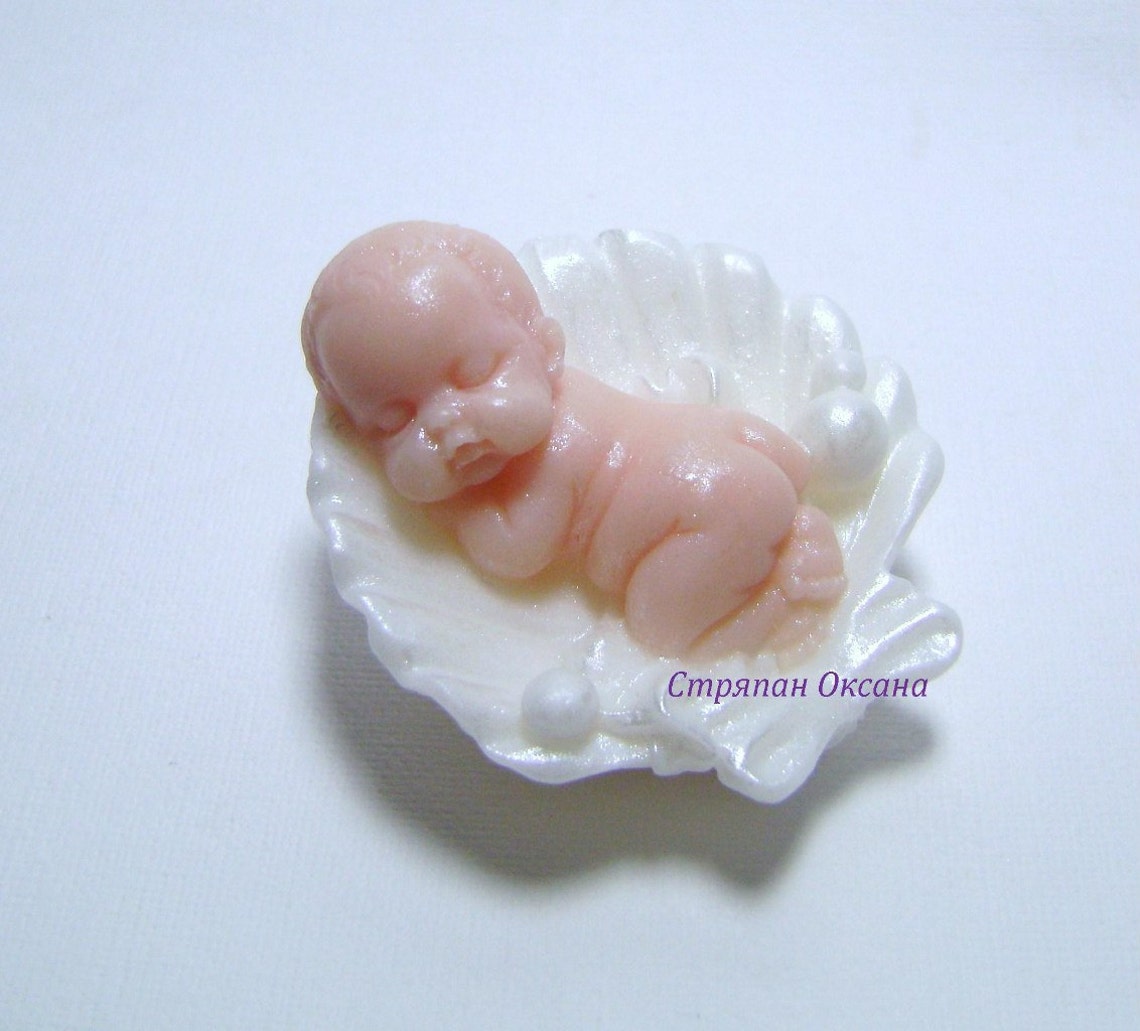 Set of 3 Molds Kids in Shell 3D Newborn Baby in Shell - Etsy