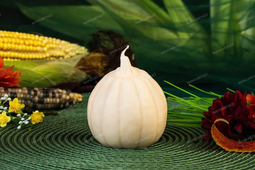 Pumpkin FOOD SAFE 3D Silicone Mold, Candle Mould, Soap, Plaster, Autumn ...