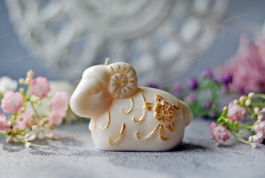 Beautiful Easter Sheep FOOD SAFE 3D Silicone Mold, Soap, Candle Mould ...