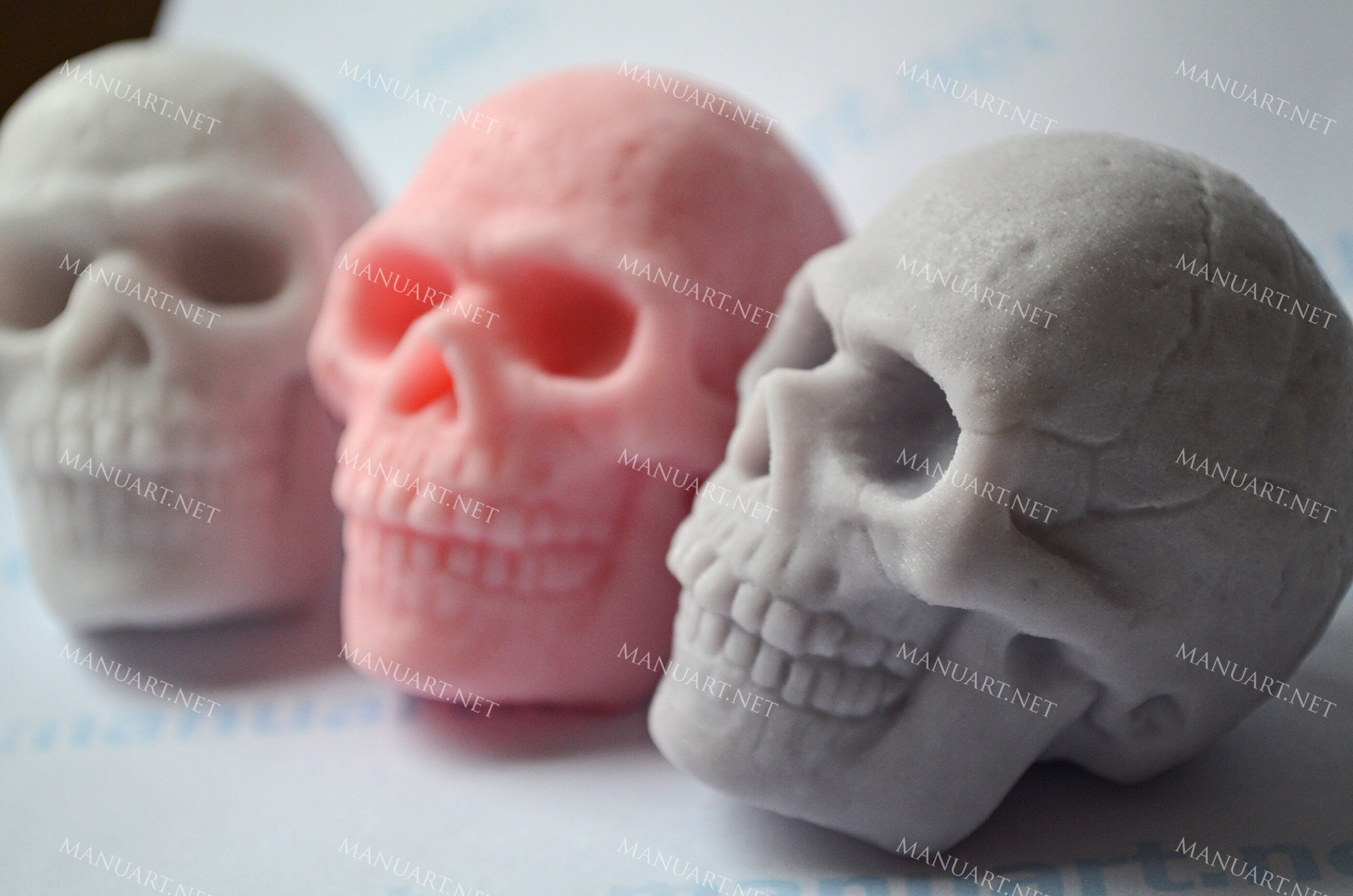 Skull 3D silicone mold soap mold halloween skeleton sword | Etsy