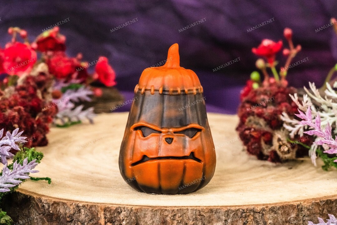 Little Halloween Pumpkin FOOD SAFE 3D Silicone Mold, Candle Mould, Jack ...