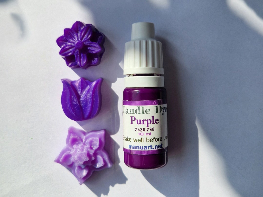 Purple Liquid Candle Dye, Intensive Wax Colorant 10 Ml - Etsy