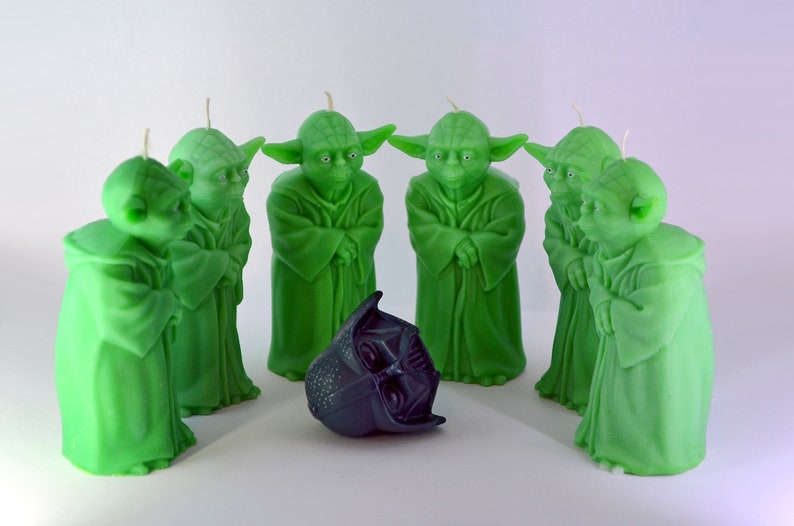 Master Yoda 3D Silicone Mold, Silicone Mould, Soap Mold, Candle Mold ...