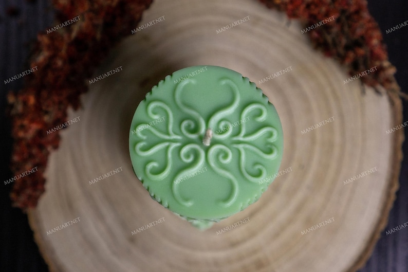 Molde de silicone 3D de veado da floresta, molde para vela, espiritual ...