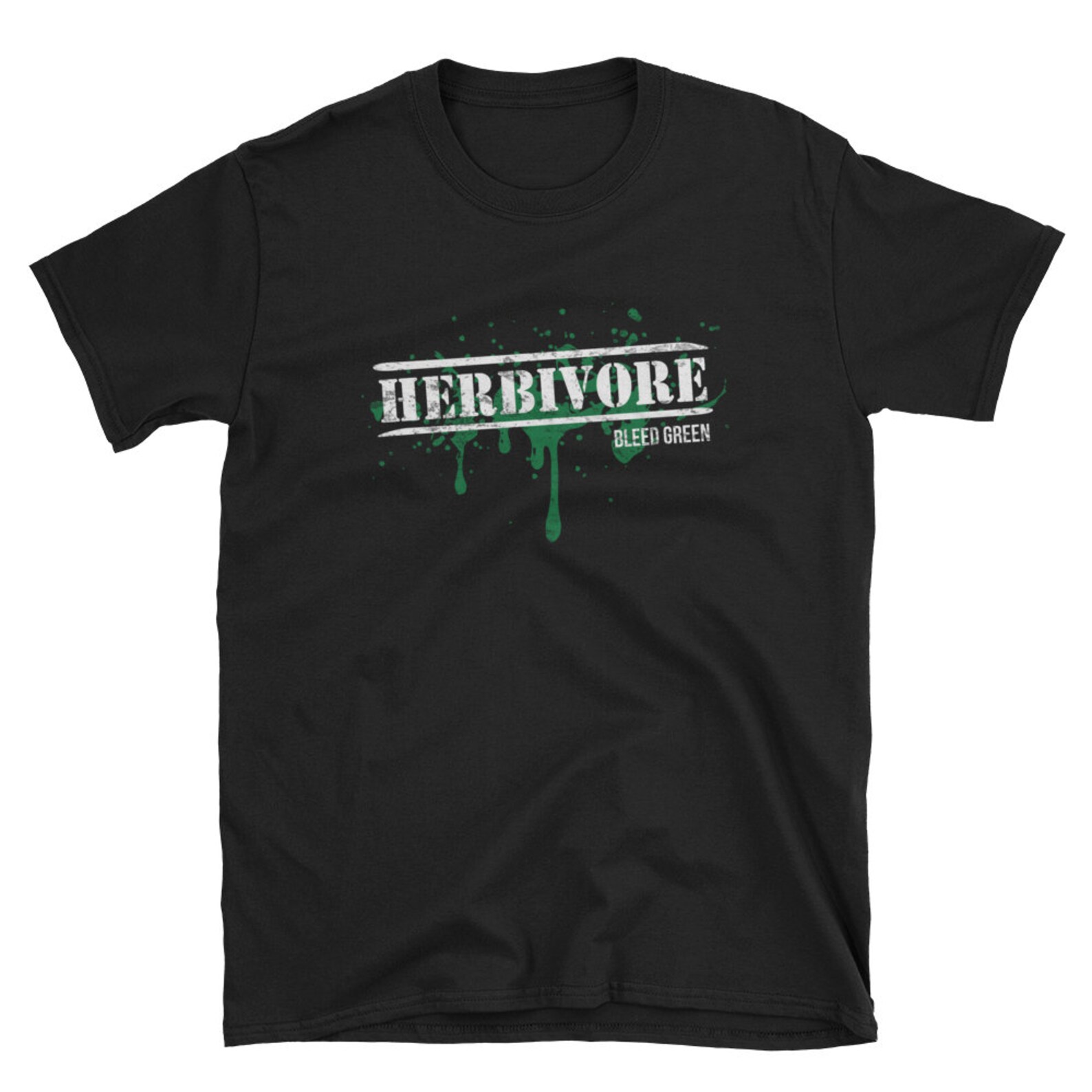 HERBIVORE Bleed Green Vegan Tshirt Plant Based Vegan - Etsy