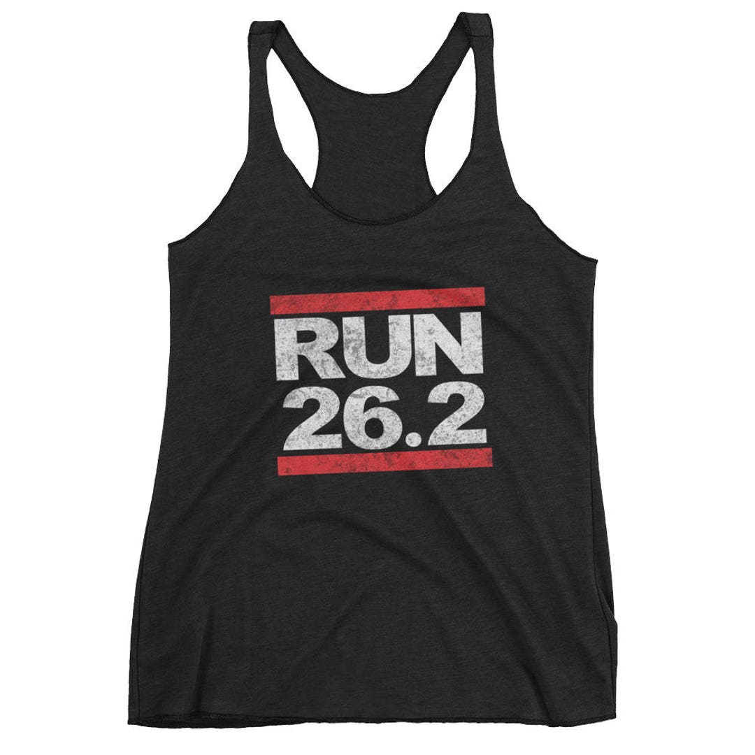 Marathon Runner Tank Top RUN 26.2 MILES! Running Fanatic Design - Women ...
