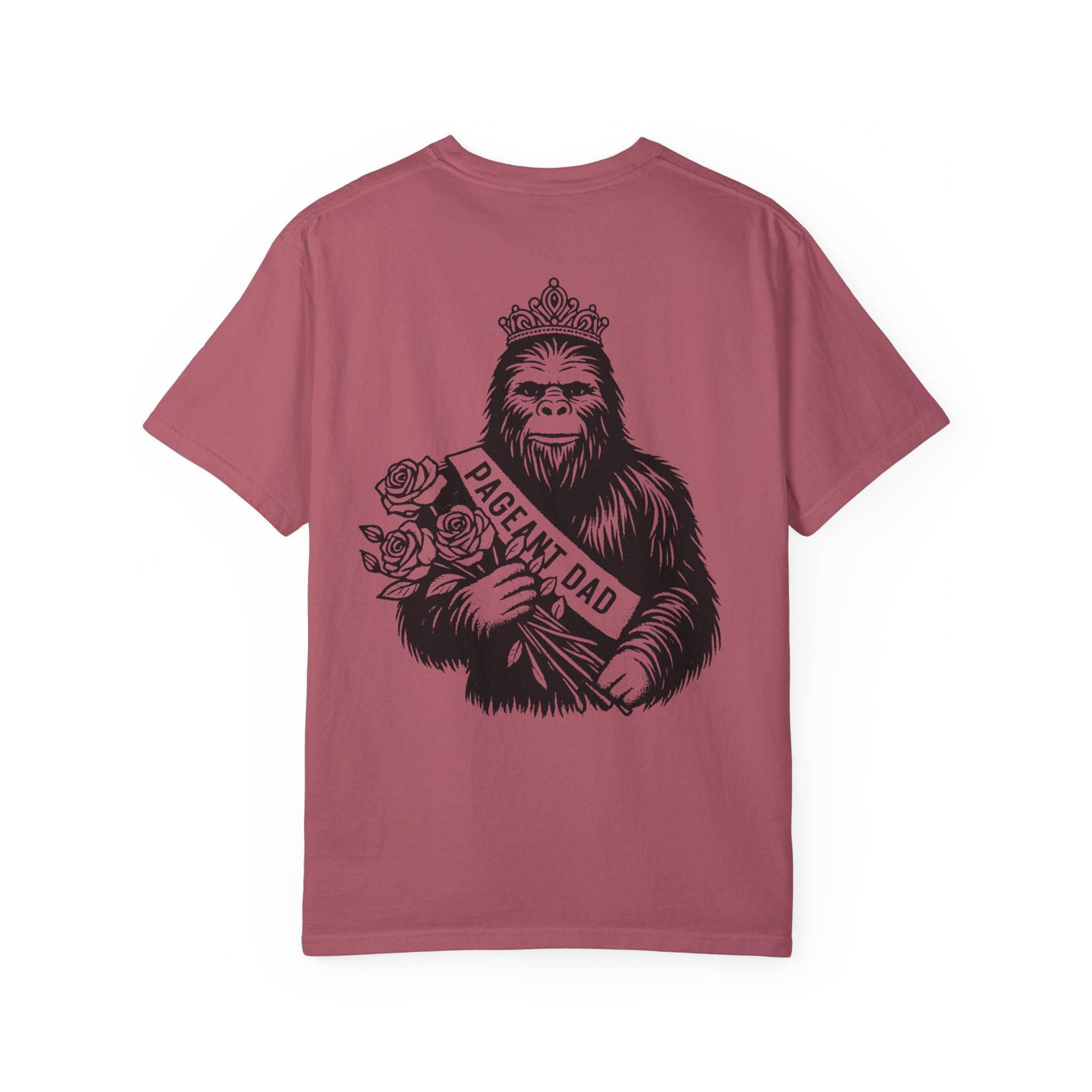 Pageant Dad Yeti PRINTED ON BACK Comfort Colors T-shirt Pageant Dad ...