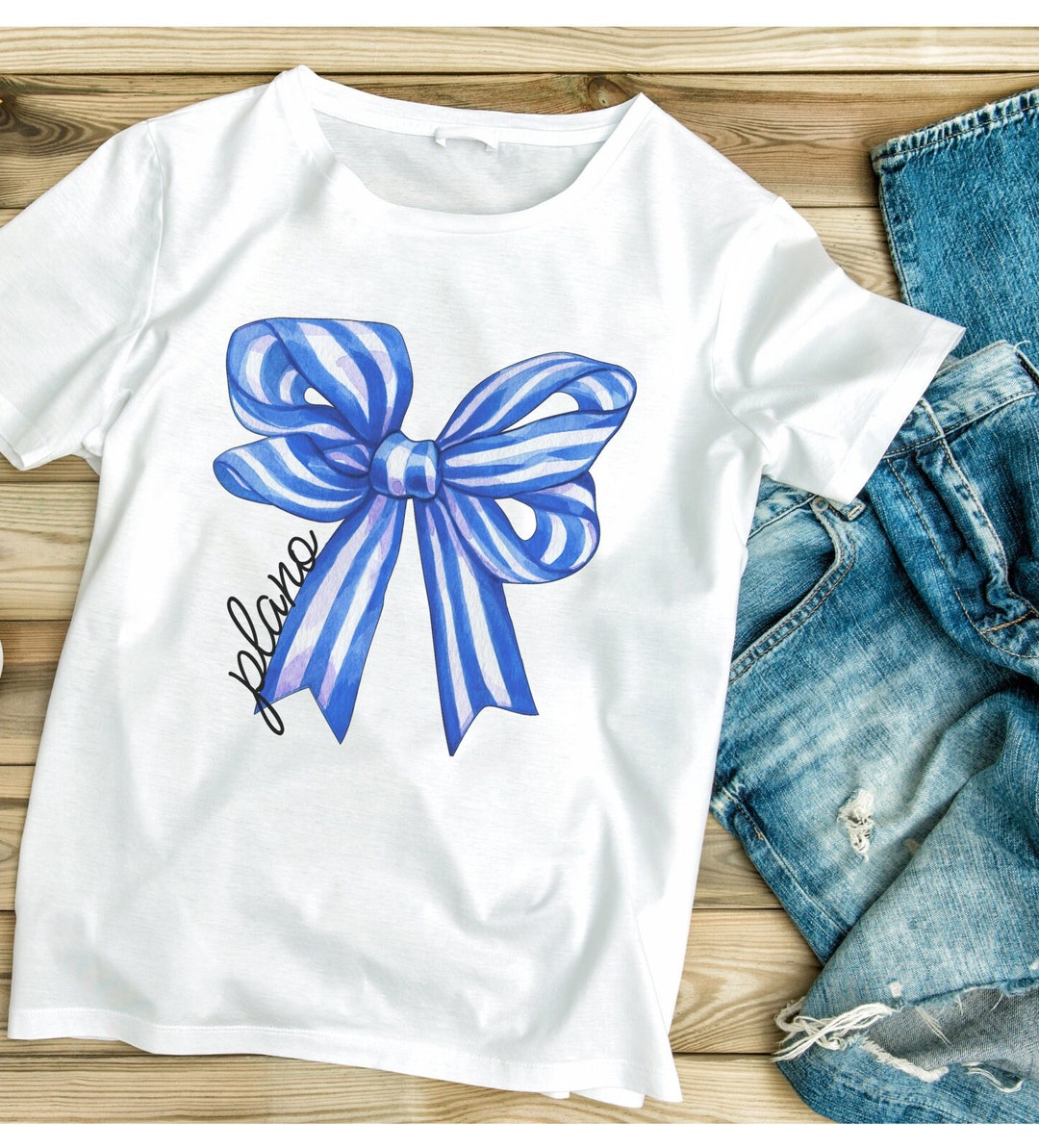 Plano Elementary Bow Shirt Teacher Tee New Teacher Shirt Back to School ...