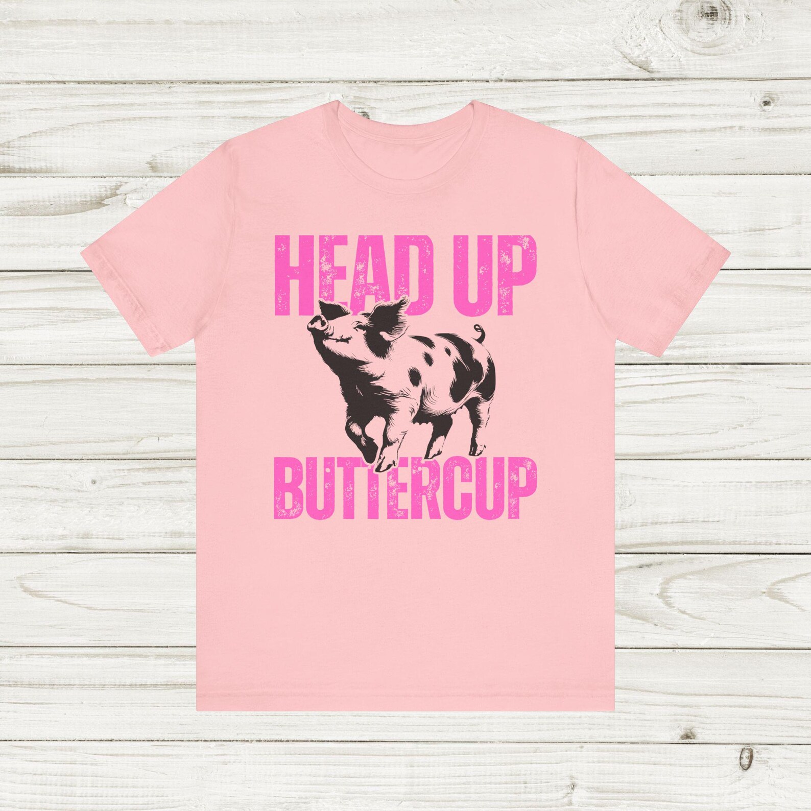 Chin up Buttercup Show Pig Tee Pig Show Stock Show Mom Shirt Swine Show ...