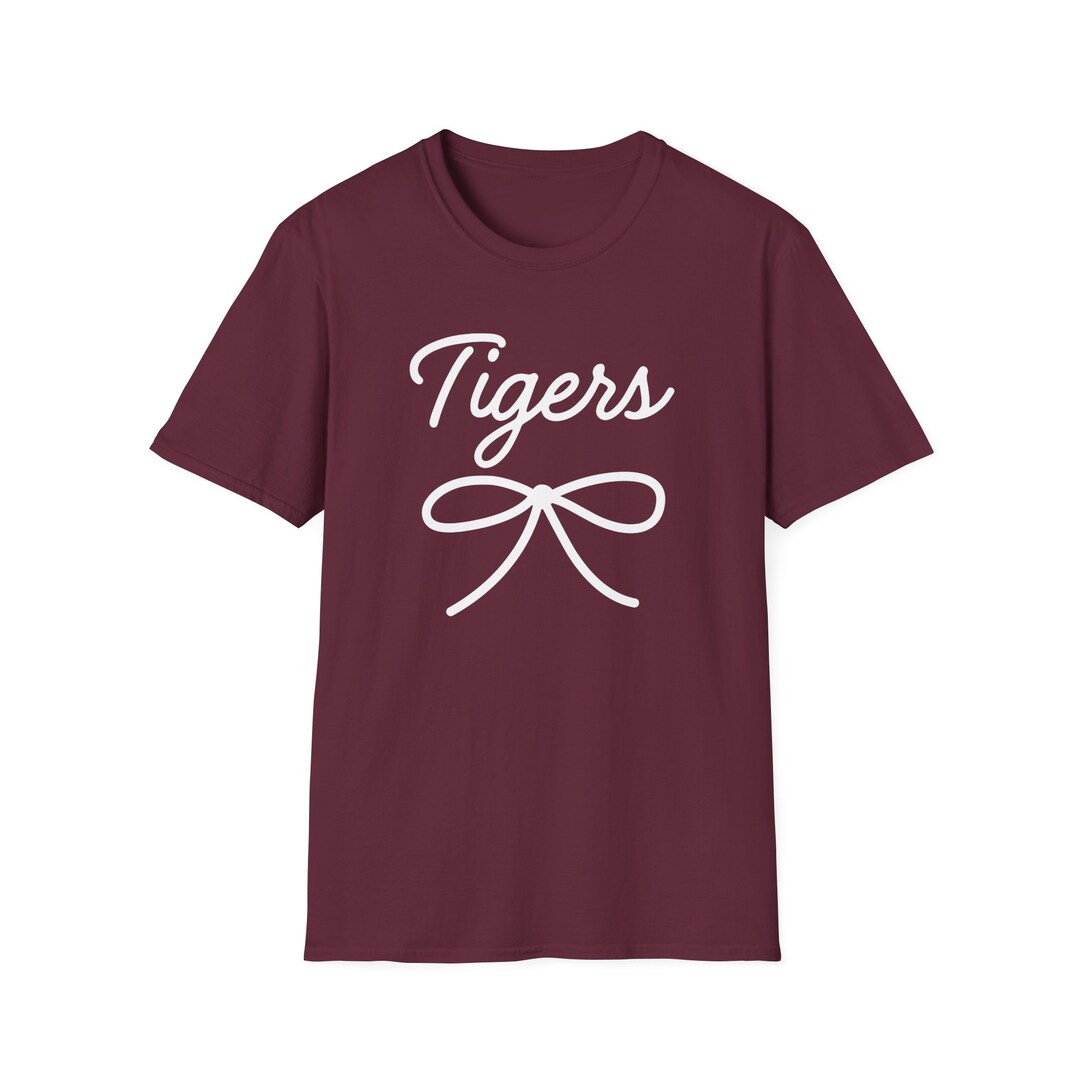 Tigers Mascot Shirt Gameday Shirt Tigers Shirt Tigers Bow Shirt Tigers ...