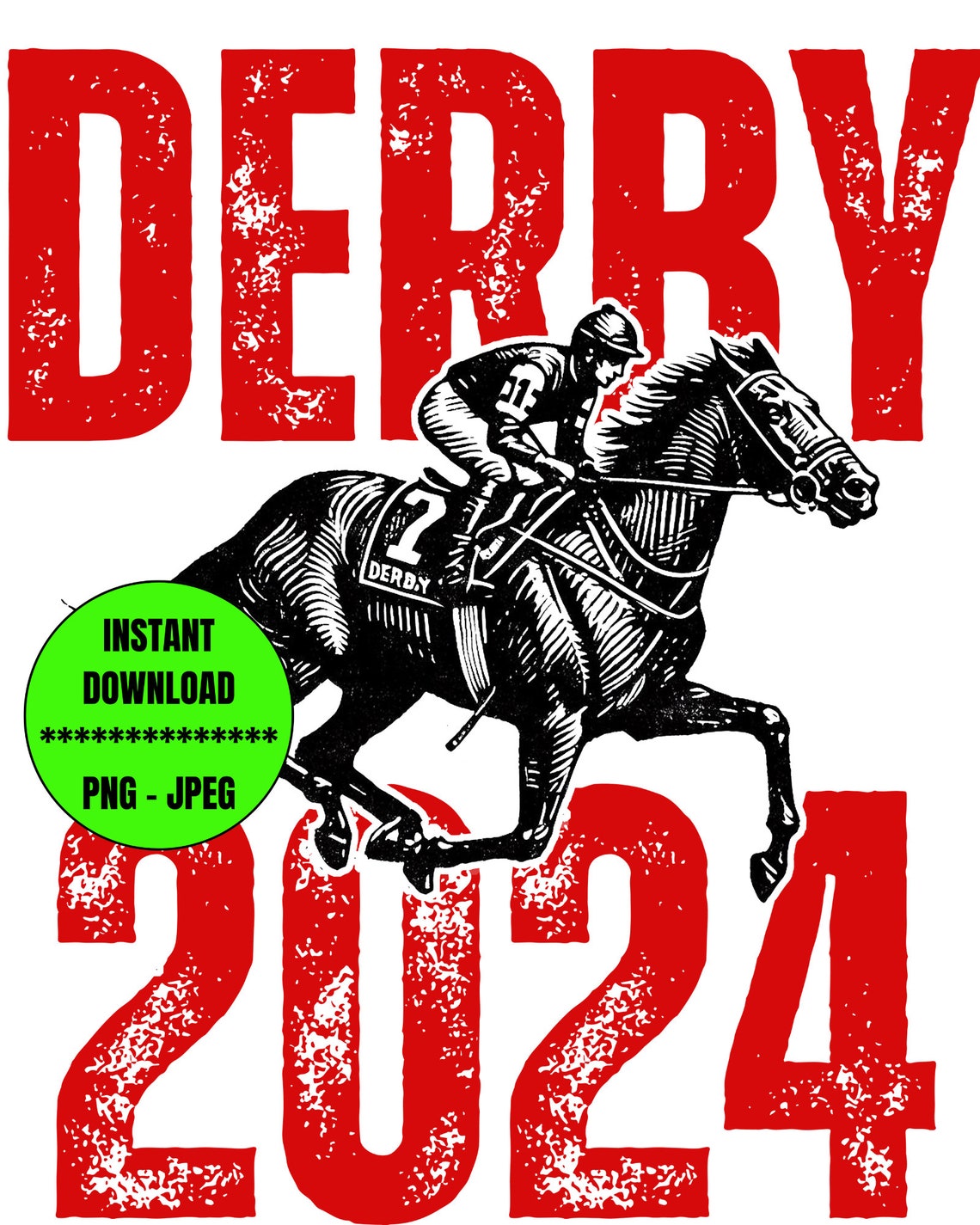 Derby 2024 PNG JPEG for Kentucky Derby Party Invitations KY Decor ...
