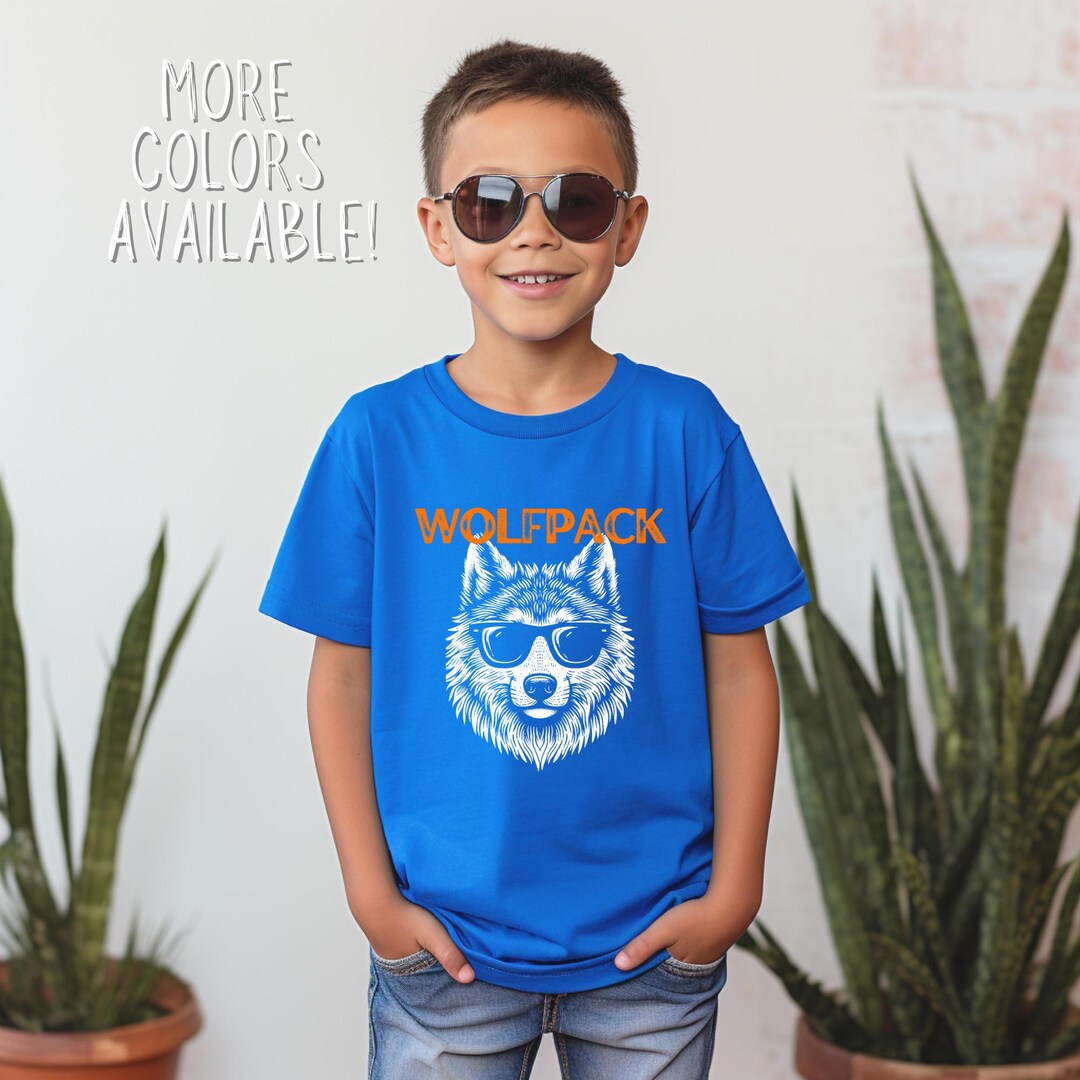 Wolf Mascot Back to School Shirt Wolfpack Shirt Wolves School Spirit ...