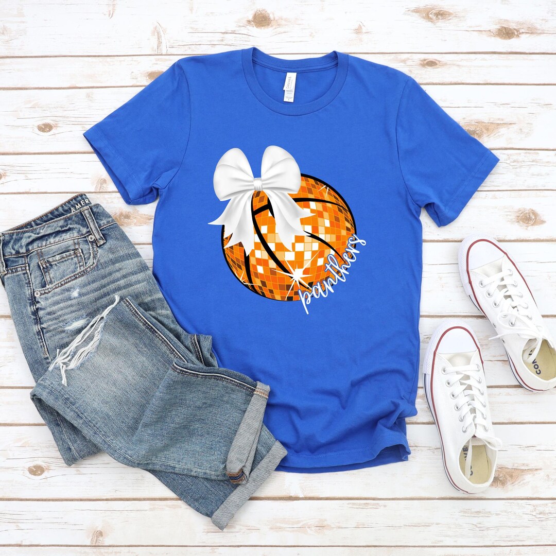 Panthers Basketball Disco Ball Basketball Shirt Coquette Panthers ...