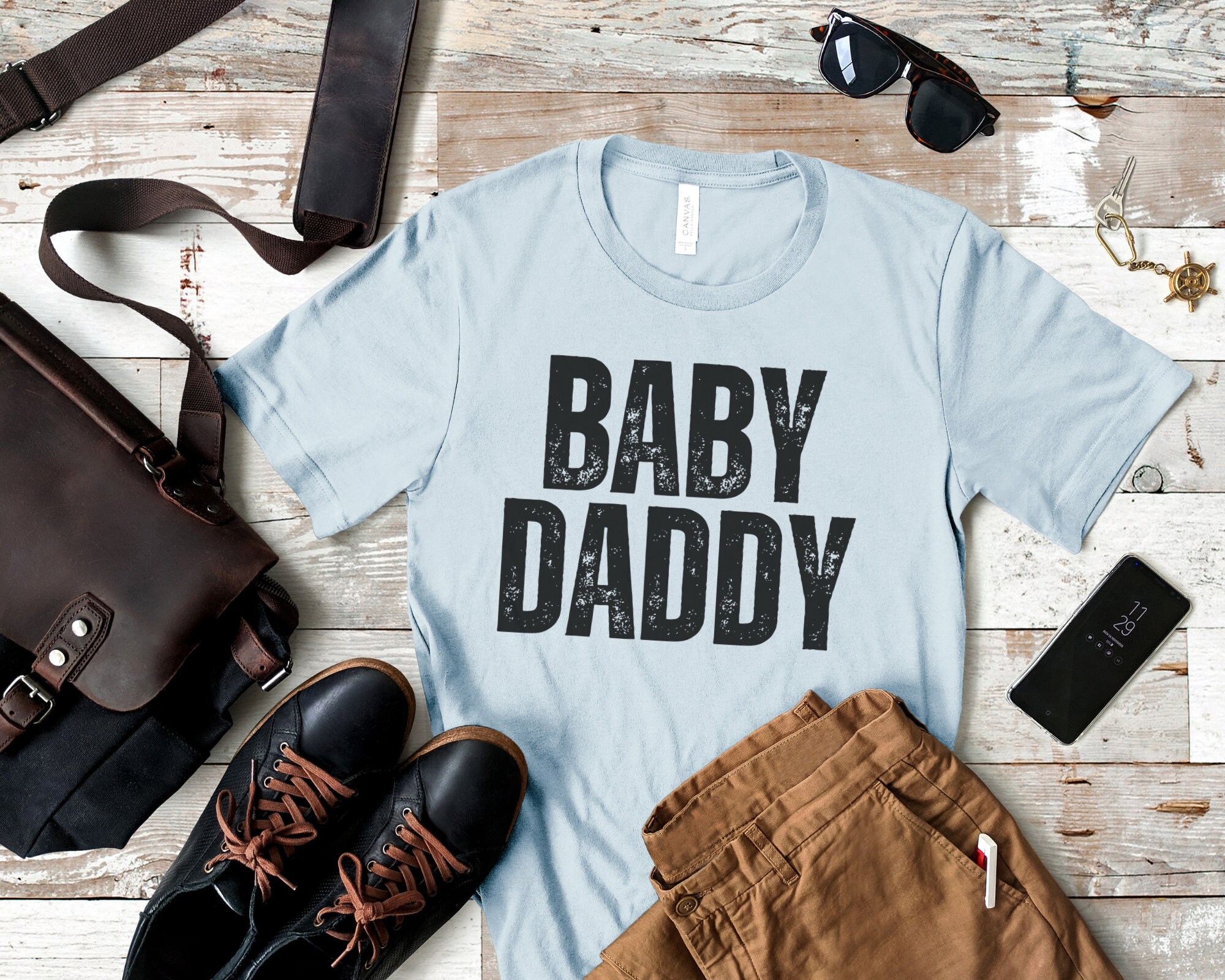Baby Daddy Father's Day Clipart PNG JPEG Sublimation Daddy PNG Father's ...