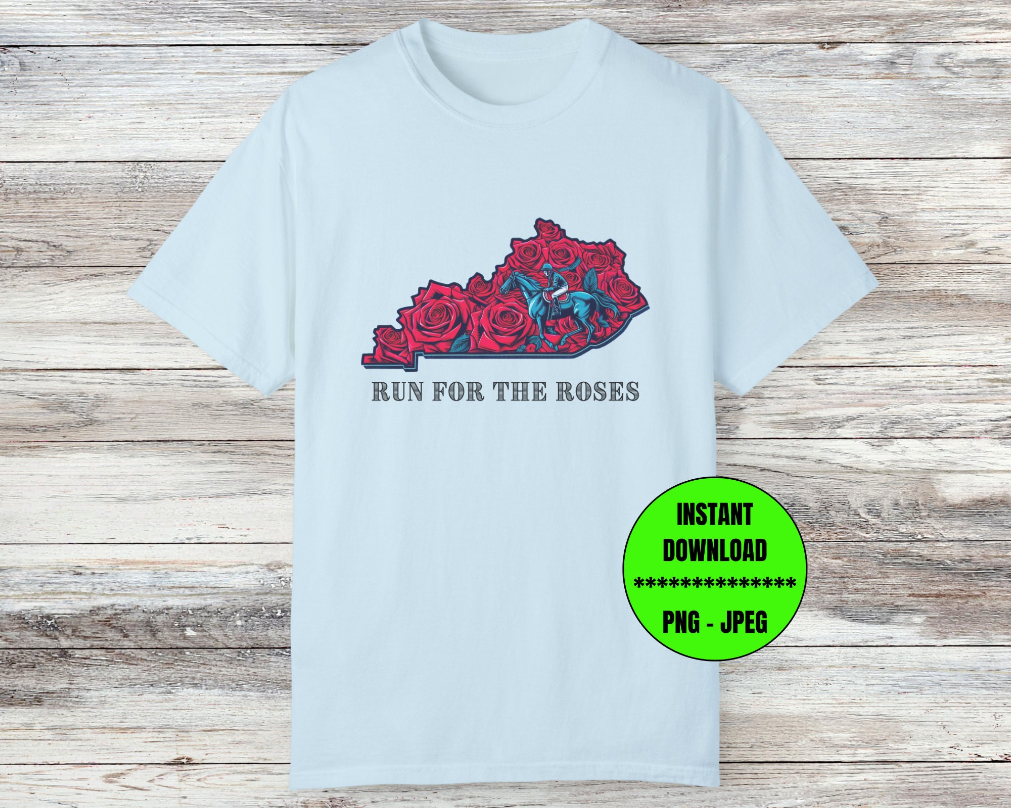 Kentucky Derby Run for the Roses Digital Print Instant Download for ...