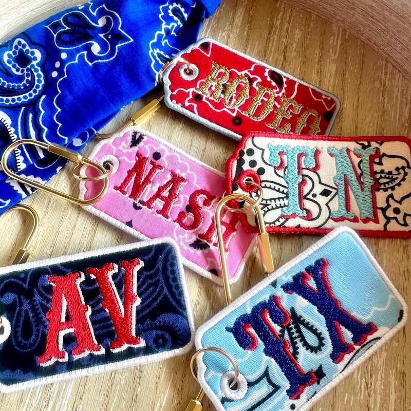 Bag Charms Bandana - Etsy