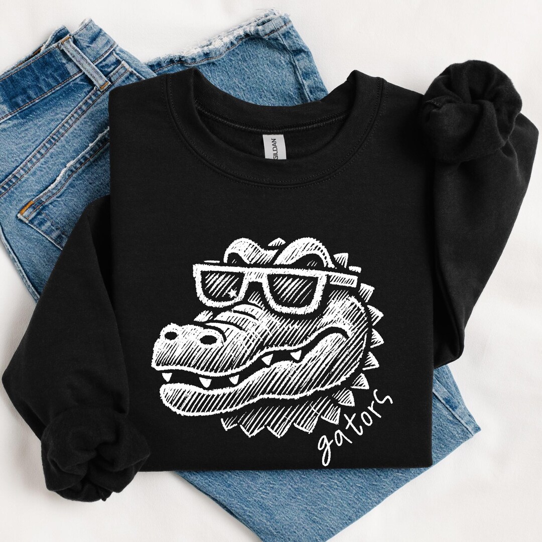 Gators Mascot Sweatshirt Back to School Teacher Gift School Spirit ...