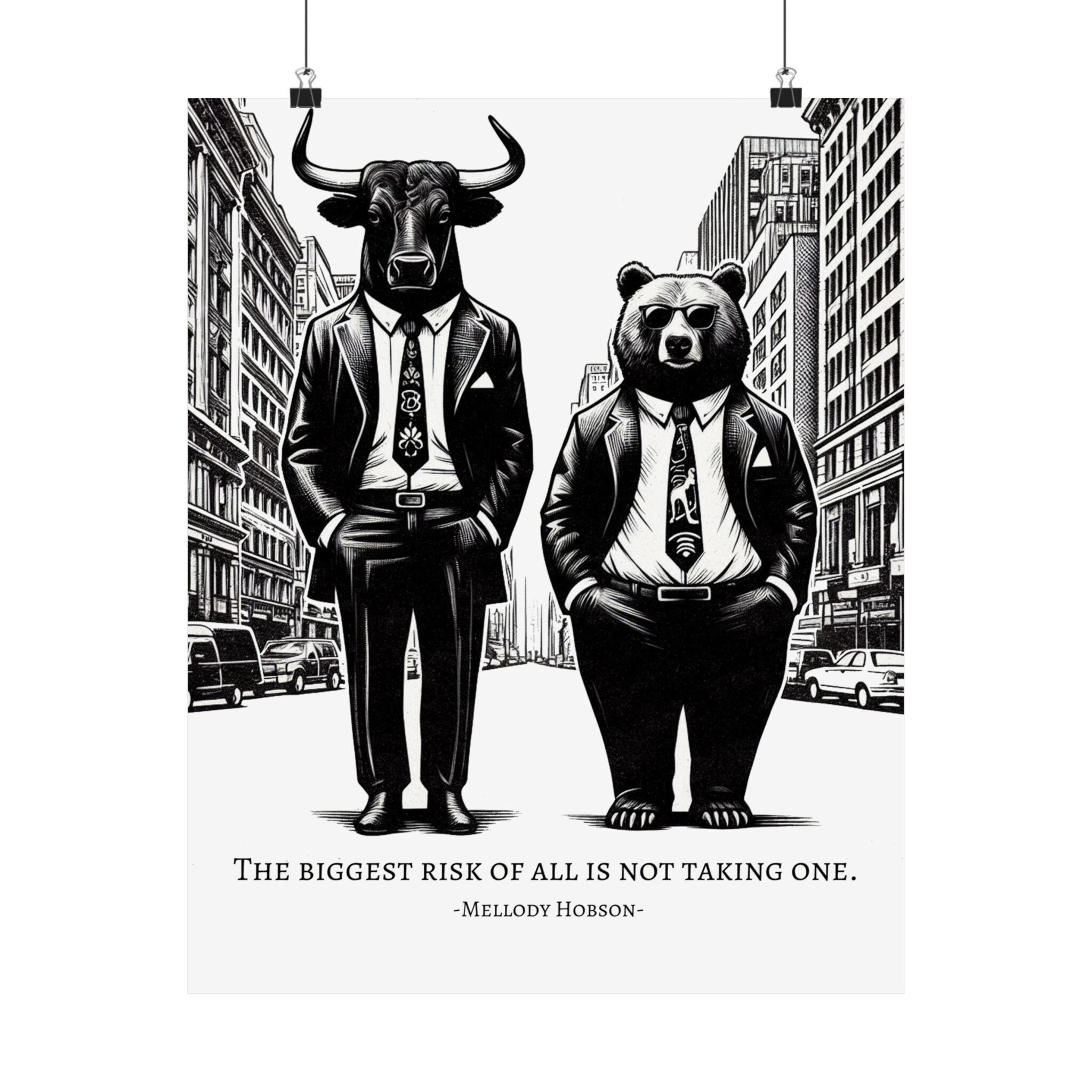 Stock Market Art Matte Vertical Poster Day Trader Office Art Crypto Art ...