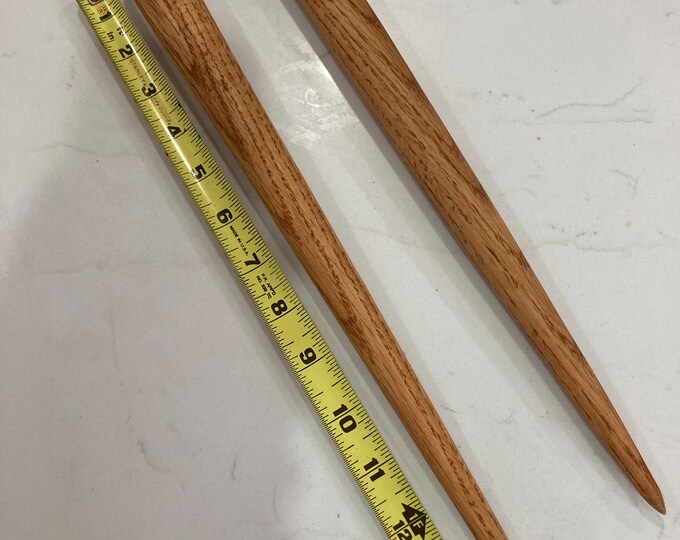 Two 14 Long X 1-1/4 Max Width Sailors Oak Wood Maritime Nautical ...