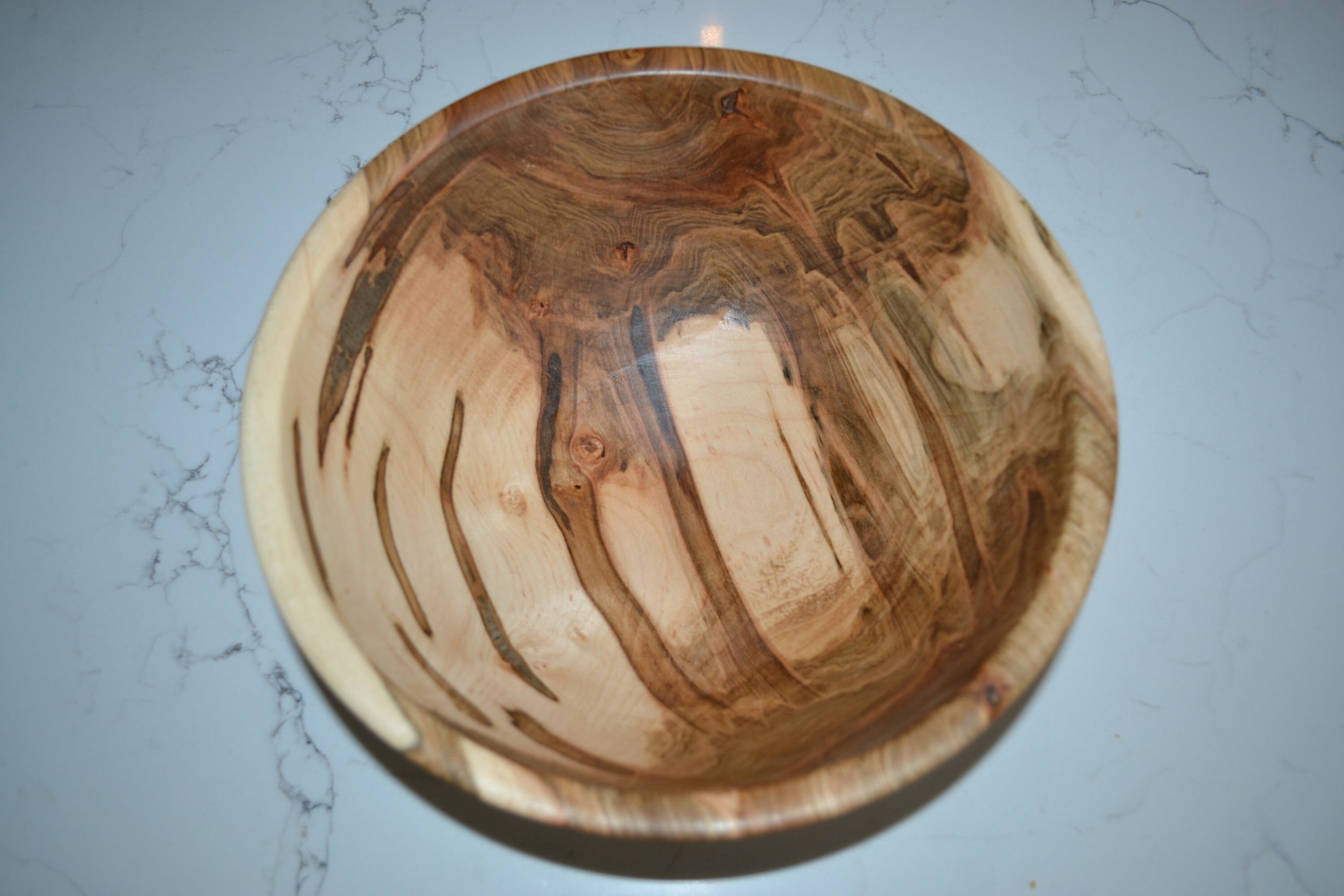 10 D X 4H Large Deep Handmade Ambrosia Maple Wood Salad Serving or ...